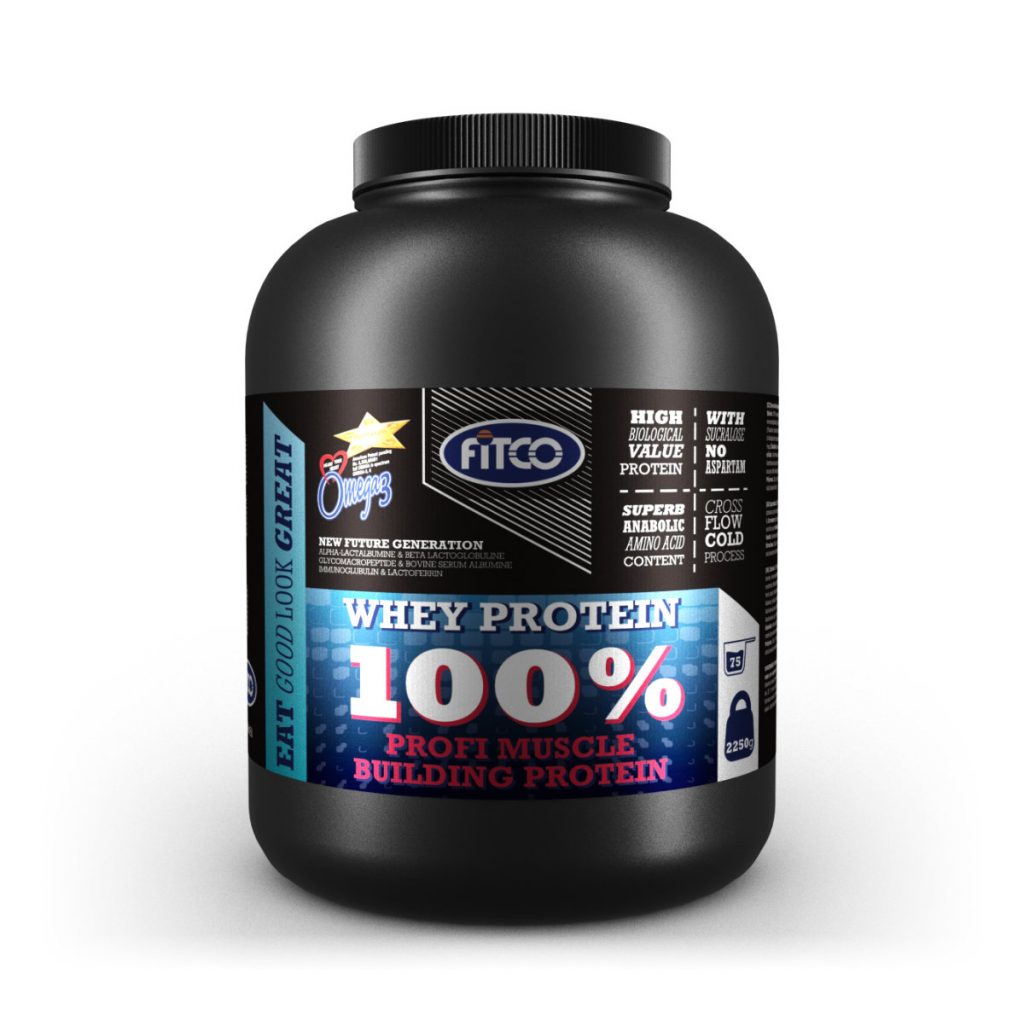 100% WHEY PROTEIN 2250g – Fitco-nutrition.com